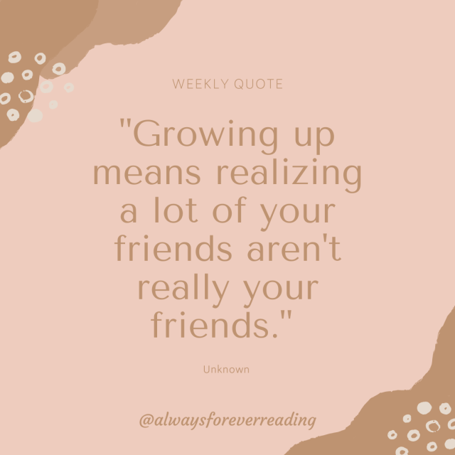 Weekly Quote – Always Forever Reading